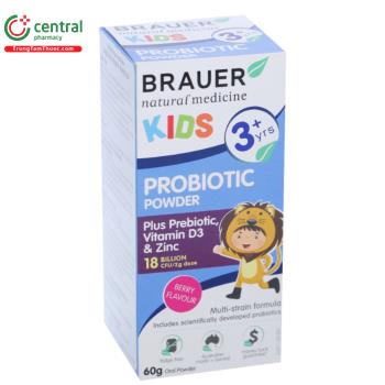 Thuốc Brauer Kids Probiotic Powder - Cải thiện sức khỏe hệ tiêu hóa