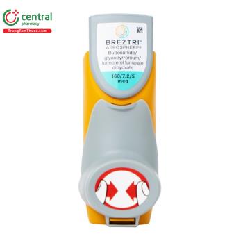 Thuốc xịt Breztri aerosphere điều trị duy trì bệnh phổi tắc nghẽn COPD