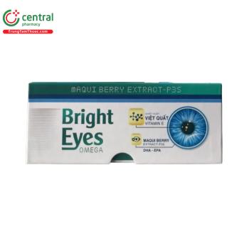 Thuốc Bright Eyes Omega làm giảm khô mắt, mỏi mắt, nhìn mờ