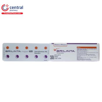 [CHÍNH HÃNG] Thuốc Brilinta 90mg phòng huyết khối do xơ vữa