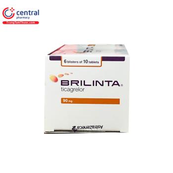 [CHÍNH HÃNG] Thuốc Brilinta 90mg phòng huyết khối do xơ vữa