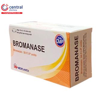 [CHÍNH HÃNG] Thuốc Bromanase 50mg điều trị viêm đường hô hấp trên