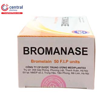 [CHÍNH HÃNG] Thuốc Bromanase 50mg điều trị viêm đường hô hấp trên