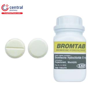 [CHÍNH HÃNG] Thuốc Bromtab: tác dụng, liều dùng, tương tác thuốc