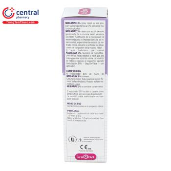 [CHÍNH HÃNG] Buona Nebial/Nebianax 3% Spray Nasale xịt mũi ưu trương