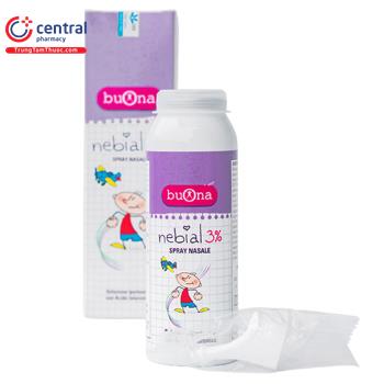 [CHÍNH HÃNG] Buona Nebial/Nebianax 3% Spray Nasale xịt mũi ưu trương
