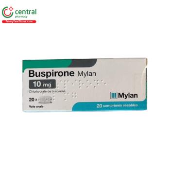 Thuốc Buspirone Mylan 10mg kiểm soát và giảm bớt triệu chứng rối loạn lo âu