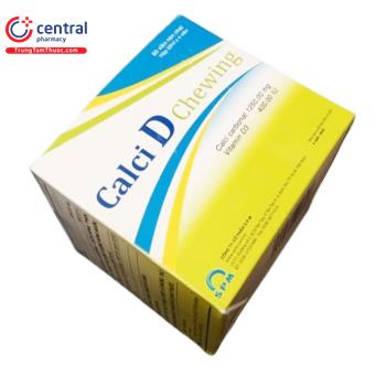 Thuốc Calci D Chewing ngừa còi xương ở trẻ, loãng xương ở người lớn