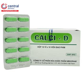 Thuốc Calci-D Mekophar - Bổ sung Vitamin D và Calci cho cơ thể