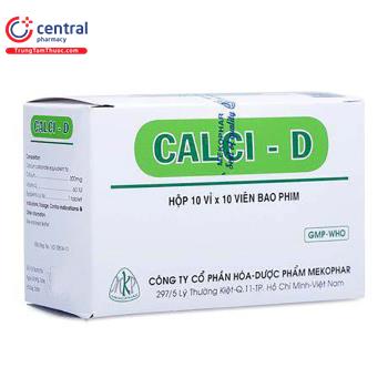 Thuốc Calci-D Mekophar - Bổ sung Vitamin D và Calci cho cơ thể