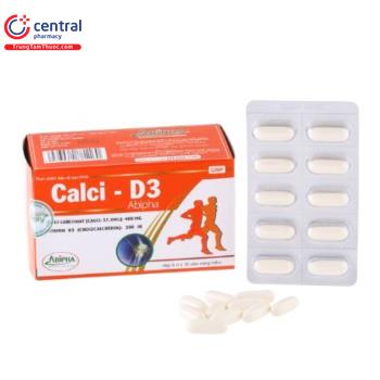 Viên uống Calci-D3 Abipha - Bổ sung Calci và vitamin D3 cho cơ thể