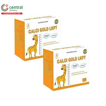 Calci Gold LKPT hỗ trợ xương và răng chắc khỏe, giảm thiếu hụt calci