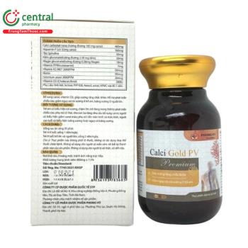 Calci Gold PV Premium - Hỗ trợ phát triển chiều cao, giúp xương chắc khỏe