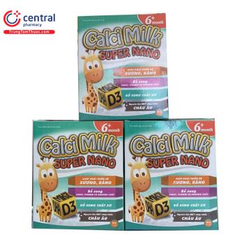[CHÍNH HÃNG] Thuốc Calci Milk Super Nano - cho xương chắc khỏe