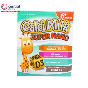[CHÍNH HÃNG] Thuốc Calci Milk Super Nano - cho xương chắc khỏe