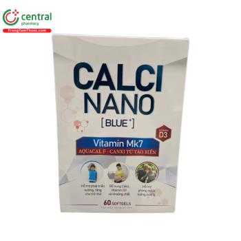 Thuốc Calci Nano Blue + hỗ trợ tăng cường sức khỏe hệ xương