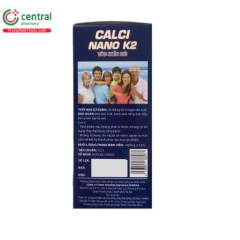 Thuốc Calci Nano K2 Tảo biển đỏ (Lọ 30 viên) giúp xương chắc khỏe