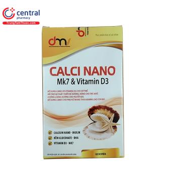 [CHÍNH HÃNG] Thuốc Calci Nano MK7 & Vitamin D3 DMV-tốt cho xương