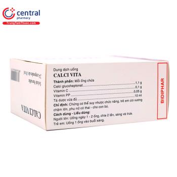 [CHÍNH HÃNG] Thuốc Calci Vita: Sử dụng cho trẻ em còi xương, chậm lớn