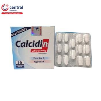 [CHÍNH HÃNG] Thuốc Calcidin Natur Produkt Pharma (hộp 56 viên uống)