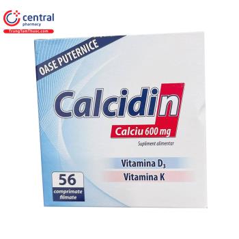 [CHÍNH HÃNG] Thuốc Calcidin Natur Produkt Pharma (hộp 56 viên uống)