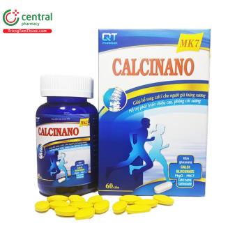 Thuốc CalciNano MK7 QT bổ sung calci, vitamin D3 hỗ trợ xương và răng