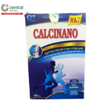 Thuốc CalciNano MK7 QT bổ sung calci, vitamin D3 hỗ trợ xương và răng