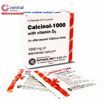 Thuốc Calcinol-1000 - Thuốc cung cấp vitamin và khoáng chất