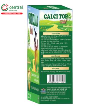 Thuốc Calcitop Gold - Giúp phòng ngừa tình trạng còi xương ở trẻ nhỏ