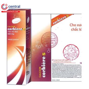 [CHÍNH HÃNG]Thuốc Calcium Corbiere S (Viên sủi) điều trị suy nhược
