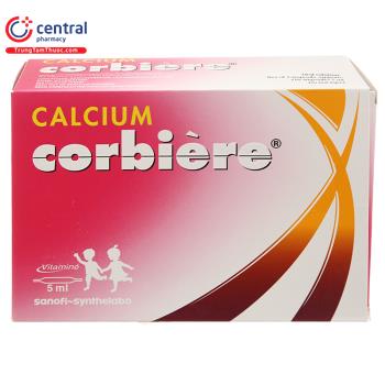 Thuốc Calcium Corbiere 5ml bổ sung Calci: cách dùng và lưu ý