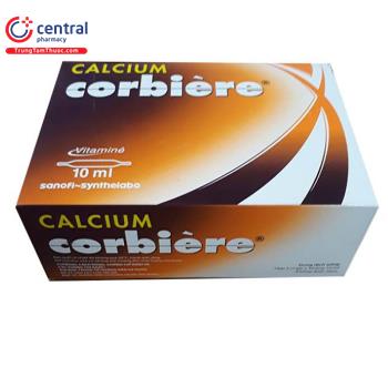 Thuốc Calcium Corbiere 10ml: tác dụng, cách dùng, giá bán