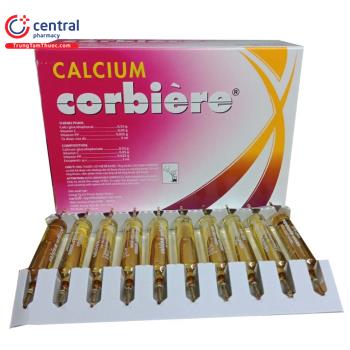 Thuốc Calcium Corbiere 5ml bổ sung Calci: cách dùng và lưu ý