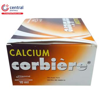 Thuốc Calcium Corbiere 10ml: tác dụng, cách dùng, giá bán