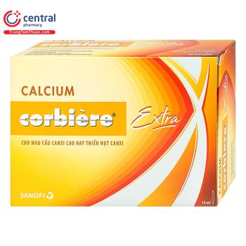 Thuốc Calcium Corbiere Extra bổ sung canxi, cho xương chắc khỏe