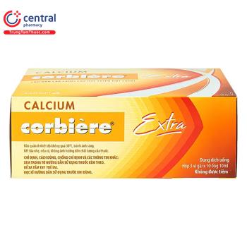 Thuốc Calcium Corbiere Extra bổ sung canxi, cho xương chắc khỏe