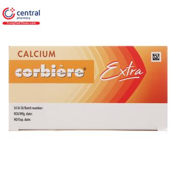 Thuốc Calcium Corbiere Extra bổ sung canxi, cho xương chắc khỏe