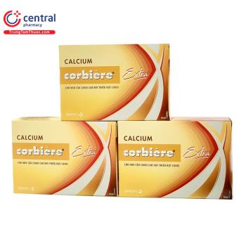 Thuốc Calcium Corbiere Extra bổ sung canxi, cho xương chắc khỏe