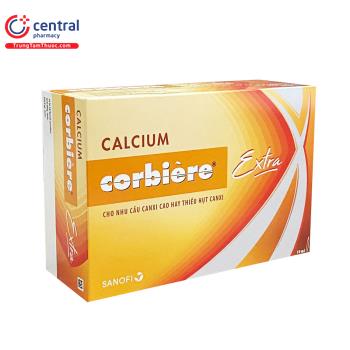 Thuốc Calcium Corbiere Extra bổ sung canxi, cho xương chắc khỏe