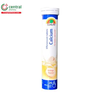 Viên sủi Calcium effervescent Tablets hỗ trợ xương răng chắc khỏe