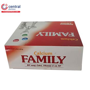 Thuốc Calcium Family (ống) bổ sung Calci, giúp xương chắc khỏe