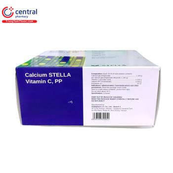 Thuốc Calcium Stella Vitamin C, PP 10ml - Bổ sung canxi cho xương