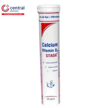 Calcium Vitamin D3 STADA (viên sủi)- bổ sung Vitamin D3 và Calci