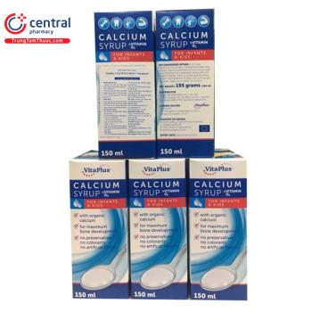[CHÍNH HÃNG] Thuốc Calcium Syrup + Vitamin D3 for Infants & Kids