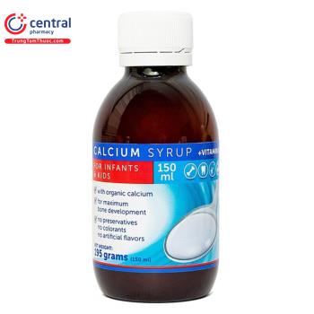 [CHÍNH HÃNG] Thuốc Calcium Syrup + Vitamin D3 for Infants & Kids