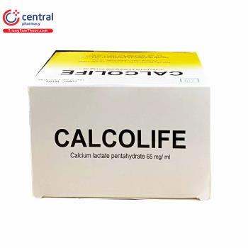 Thuốc Calcolife 65mg ống 10ml điều trị thiếu canxi, ngừa loãng xương