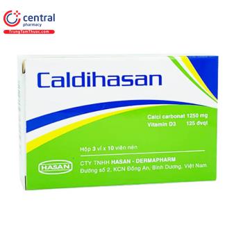 [CHÍNH HÃNG] Thuốc Caldihasan 1250mg phòng và điều trị loãng xương