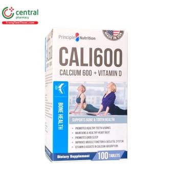 Cali600 Calcium 600 + Vitamin D giúp xương, răng chắc khỏe