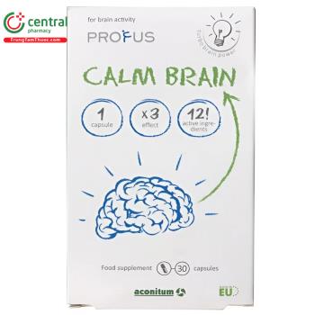Thuốc Calm Brain - hỗ trợ tăng cường lưu thông máu não, giảm mệt mỏi