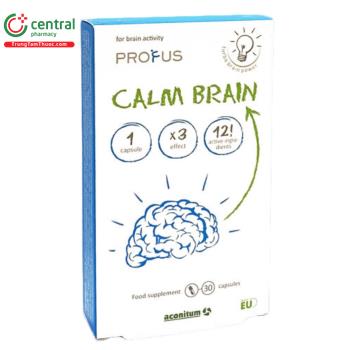 Thuốc Calm Brain - hỗ trợ tăng cường lưu thông máu não, giảm mệt mỏi